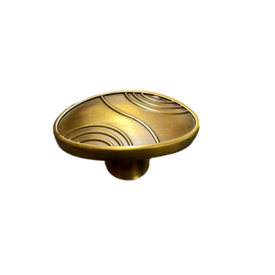 (12 Pack) 1-1/2" Doodle Knob Bronze
