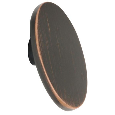 (12 Pack) 1-5/8" Luna Vertical Knob Bronze with Copper Highlights