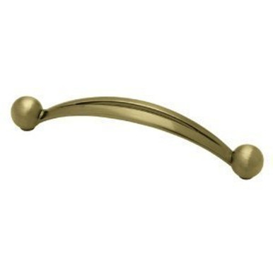 (12 Pack) 3-3/4" Split Bar Pull Brass Satin Antique
