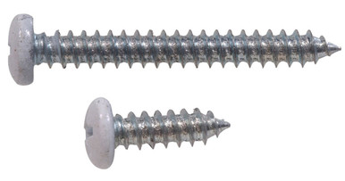 (12 Pack) White Shelf Bracket Screw 12-Pack