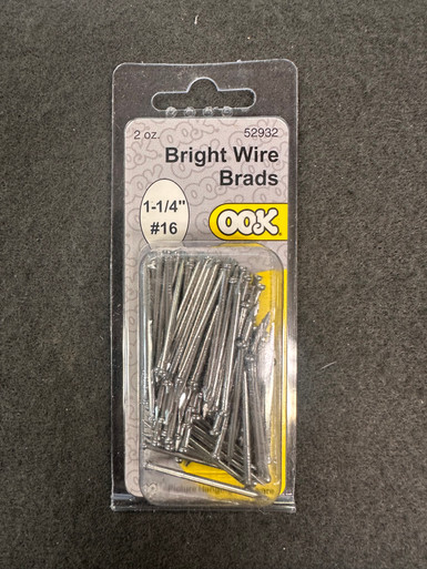 (12 Pack) 1-1/4" #16 Brightwire Brads
