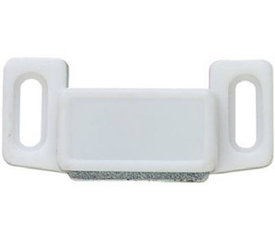 (12 Pack) Economy Magnetic Catch with Strike White