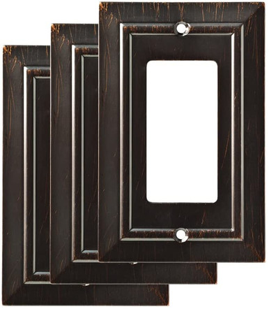 (12 Pack) 3-Pack Classic Architecture Single Decorator Wall Plate ...