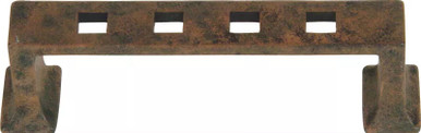(12 Pack) 3" Modern Craftsman Pull Rust