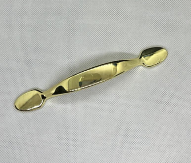 AS-IS 3" Spoon Foot Pull Polished Brass