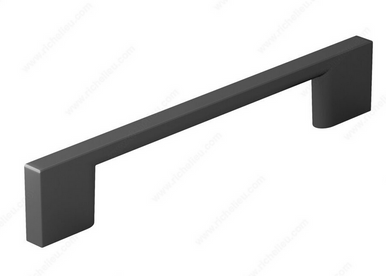 Richelieu Modern Metal Pull - 8160 - Matte Black - 128 mm - D. Lawless ...