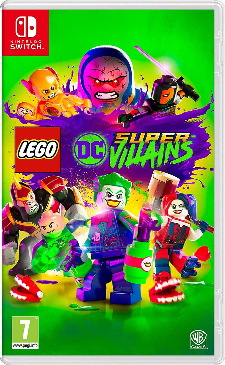 Lego DC Super Villains Switch Game by Warner Brothers Pegi Rating 7