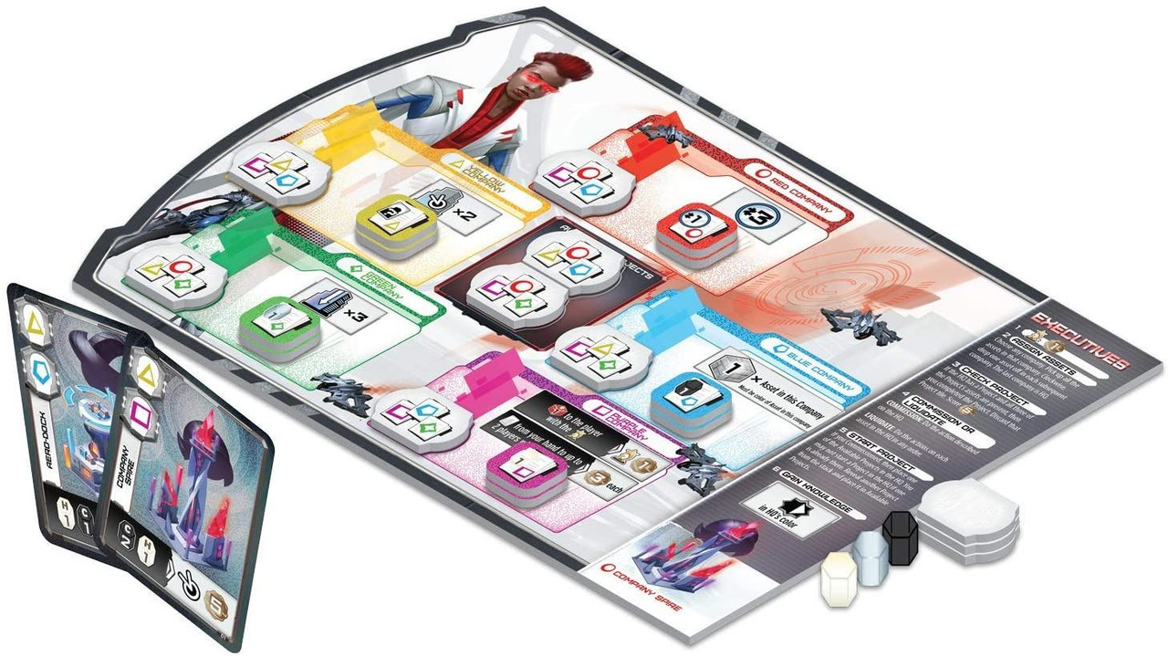 Free Radicals Board Game - by Wiz Kids LLC - Pegi Rating 14