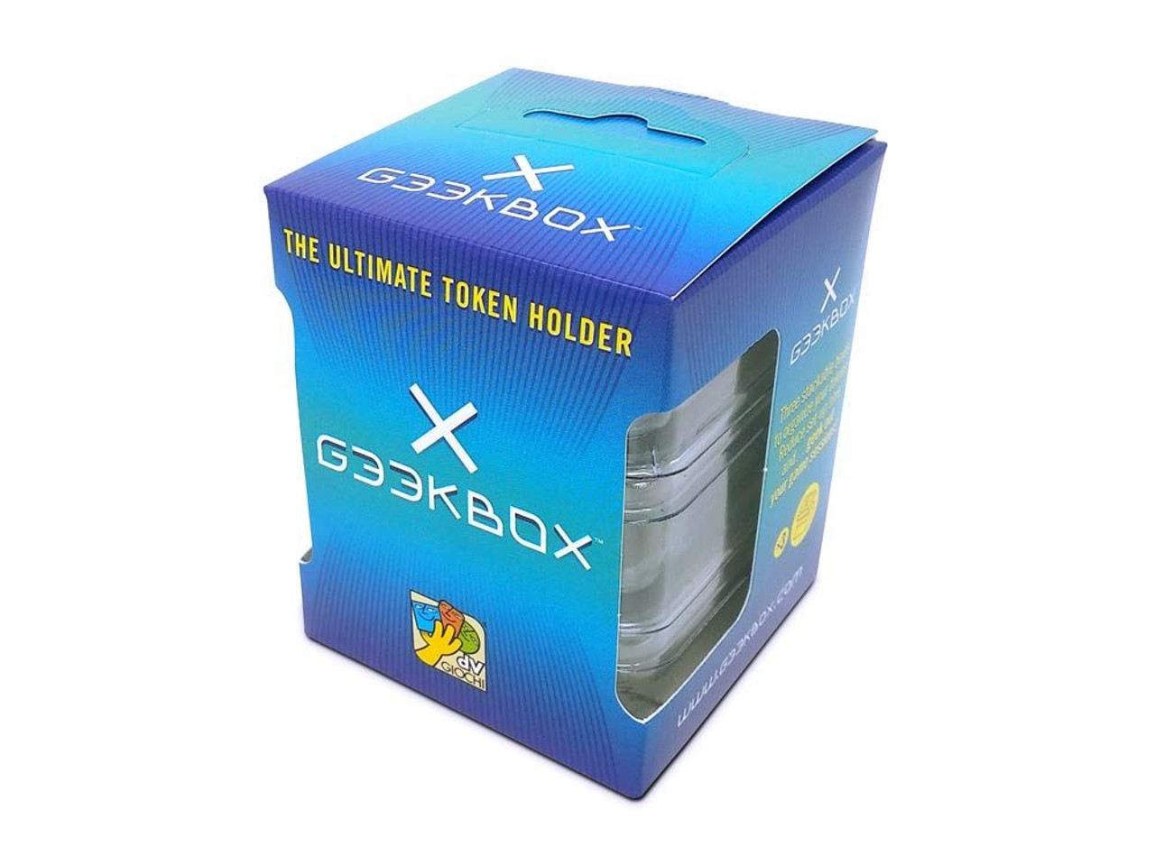 Geekbox Clear Plastic Token Storage With Lid - by Geekbox - Pegi Rating 8 Geekbox Clear Plastic Token Storage With Lid - by Geekbox - Pegi Rating 8