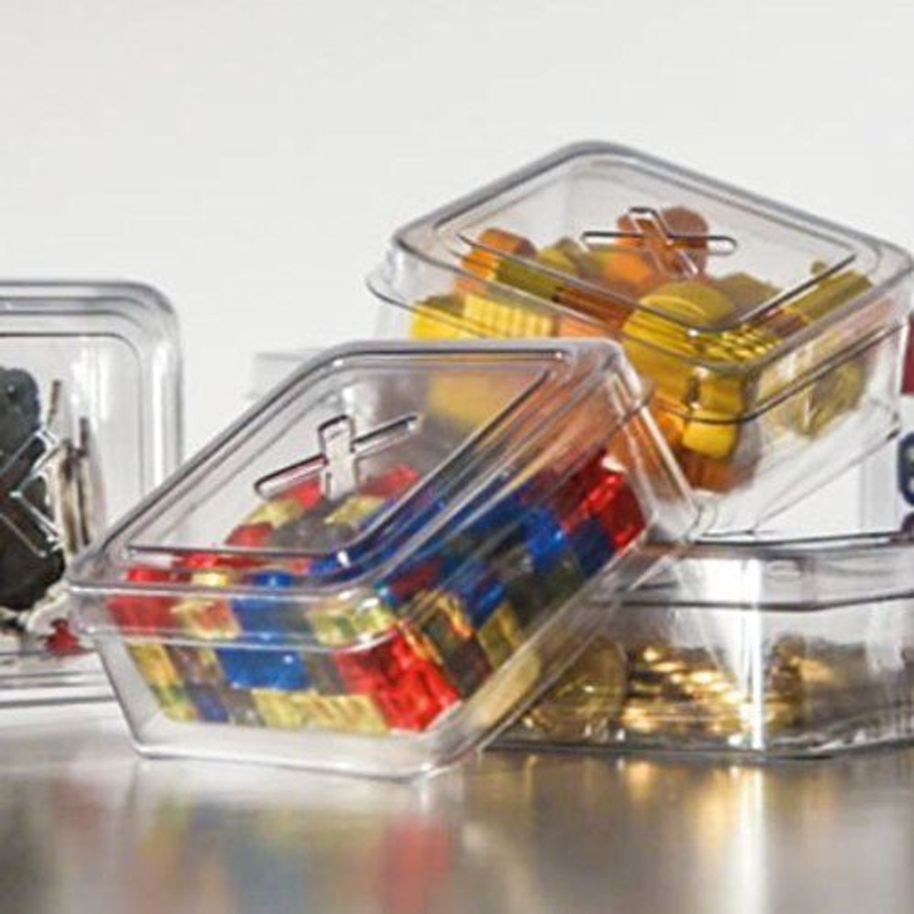 Geekbox Clear Plastic Token Storage With Lid - by Geekbox - Pegi Rating 8 Geekbox Clear Plastic Token Storage With Lid - by Geekbox - Pegi Rating 8