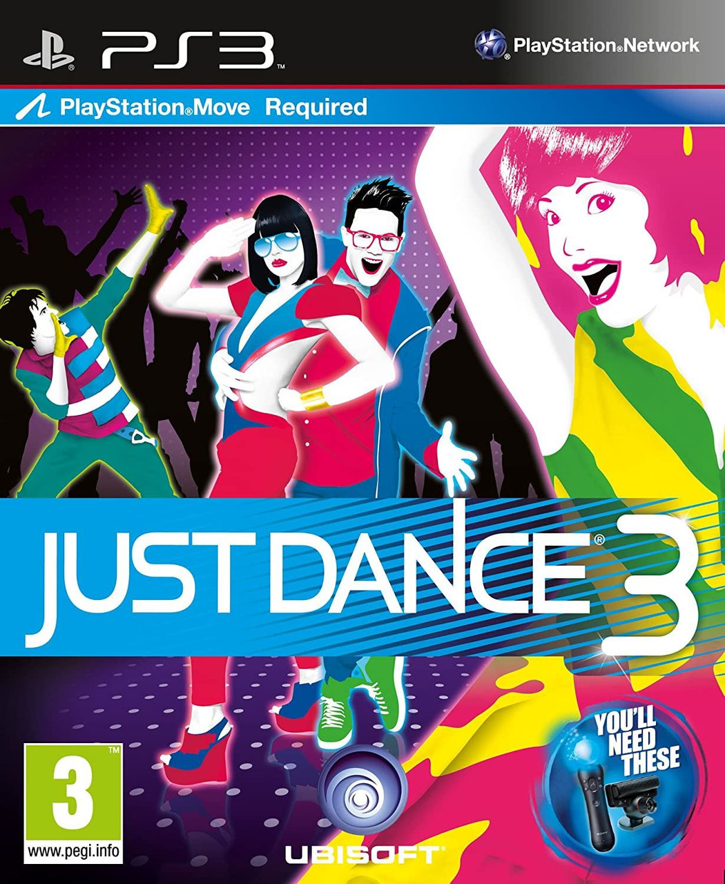 Just Dance 3 PS3 Game by Ubisoft Pegi Rating 3