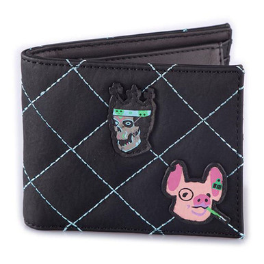Watch Dogs Legion Quilted with Patches Bi-fold Wallet Male Black ...