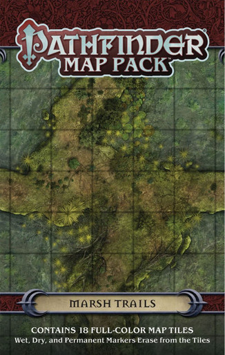 Pathfinder Map Pack Marsh Trails - by Paizo Publishing
