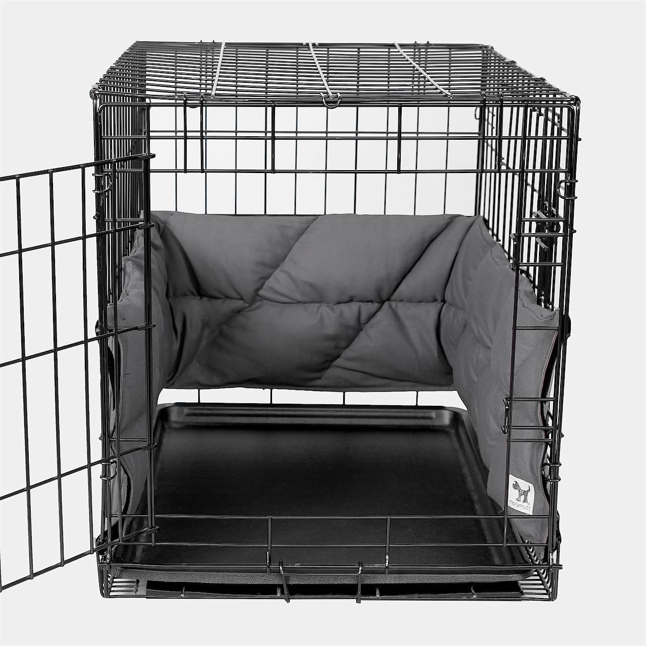 Tan Dog Crate Bumper - Fits 1 & 2-door Wire Crates - Great for Puppy ...