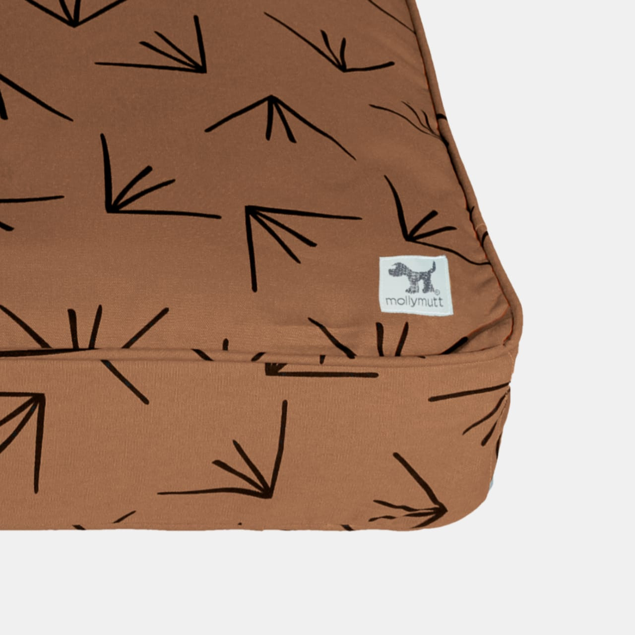 Brown Leather Color Crate Bed Cover for 24-54 inch Dog Crates & Kennels ...