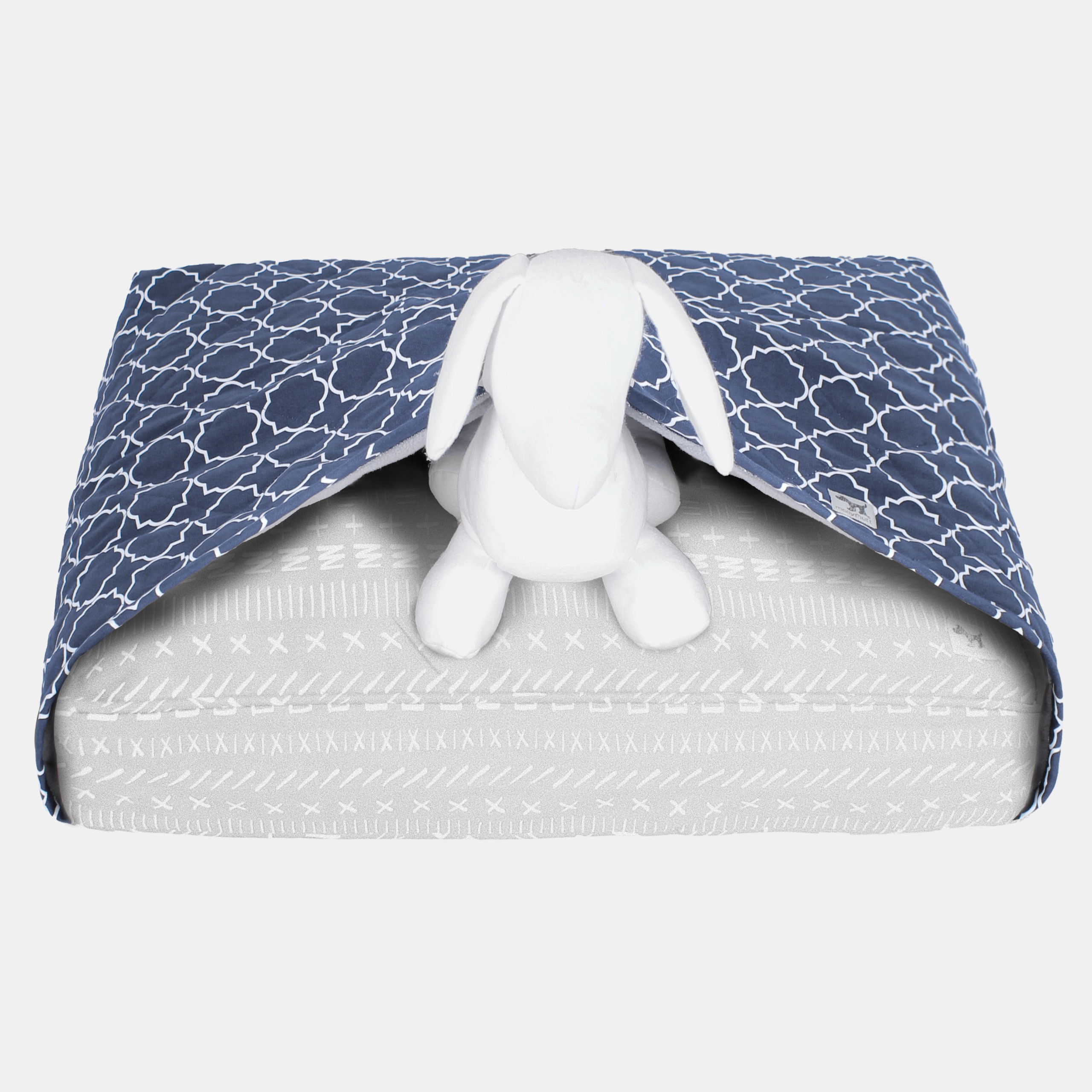 Light Gray Dog Den Sleep Sack - Washable, 100% Cotton - Replacement Cover