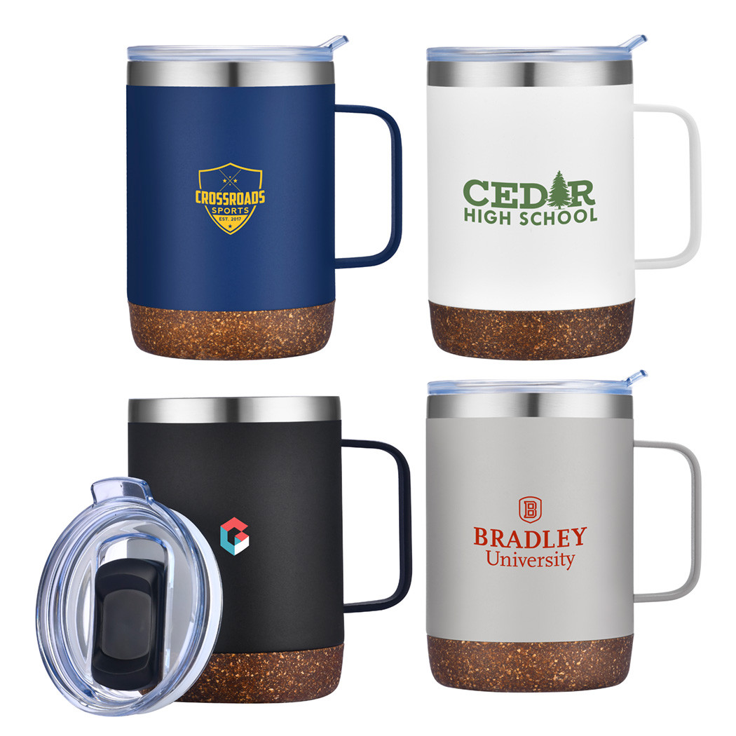 Vancouver 12 oz Cork Base Mug – Compact, Stylish, and Made for Branded Sips
