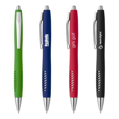 PS-1192 - Ergonomic Soft Touch Plasitc Pen - ADmart Products