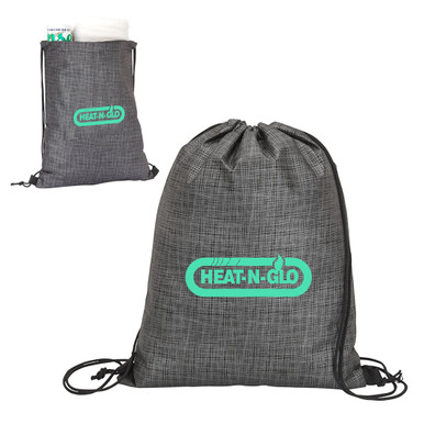 B-1413 - Wolf Drawstring Backpack - ADmart Products