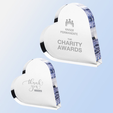 DT-2077 Acrylic Heart Award | Custom Engraved Corporate Gift | ADmart ...