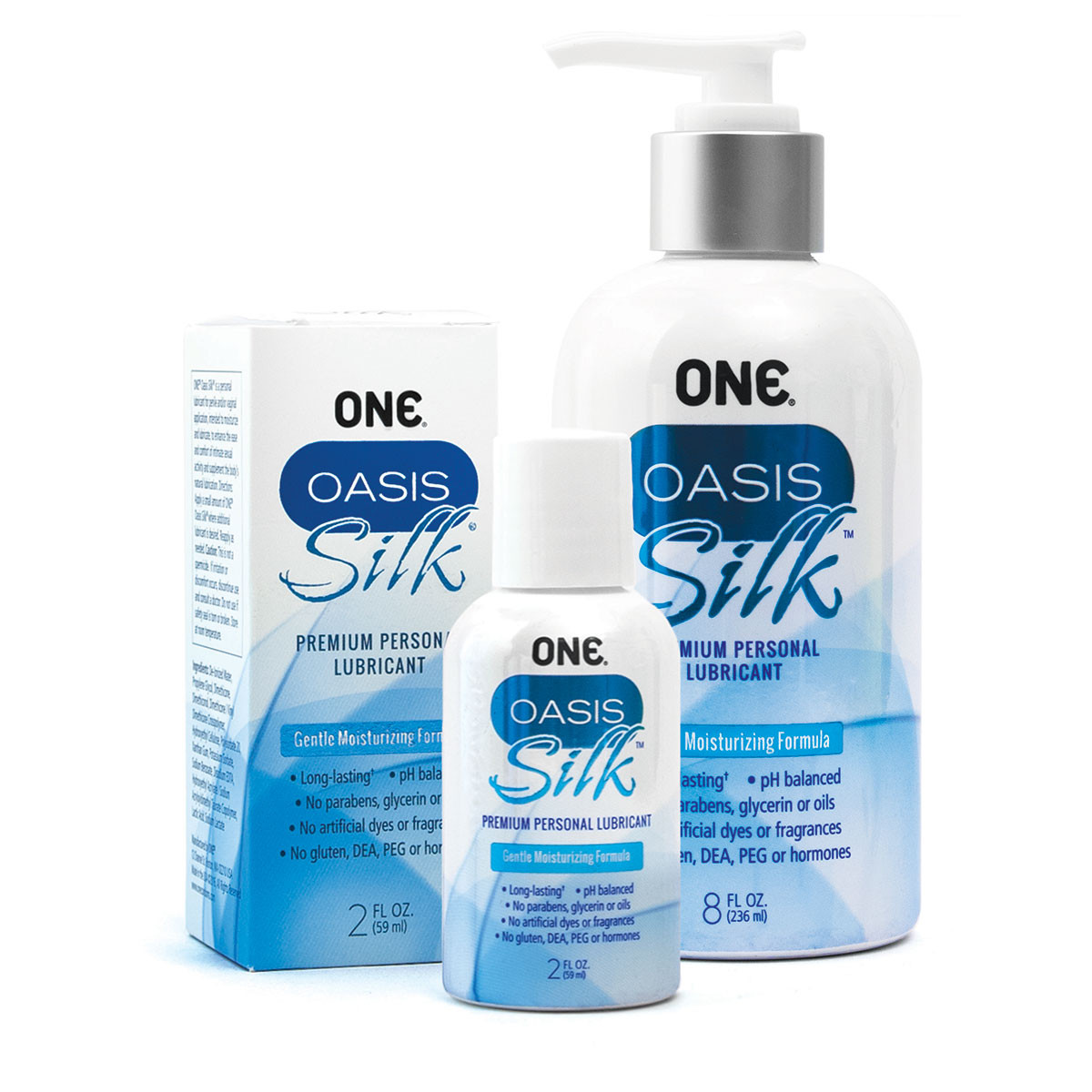 Oasis Silk Personal Hybrid Lubricant by ONE