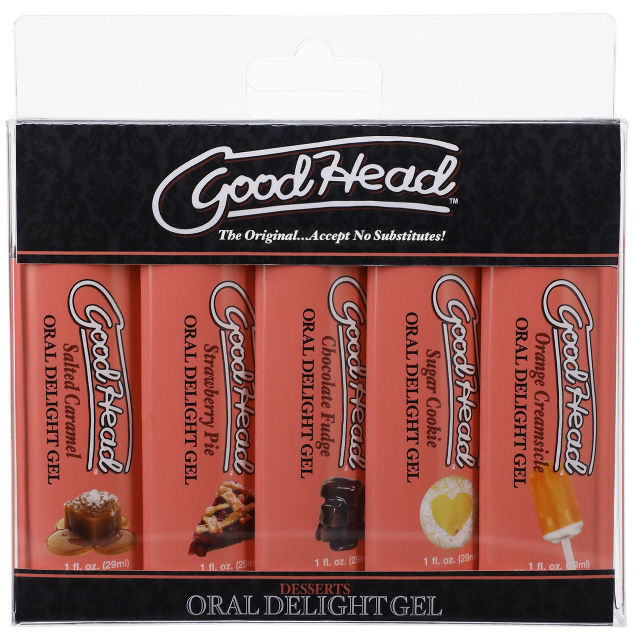 GoodHead Oral Delight Gel Desserts 5 Pack by Doc Johnson