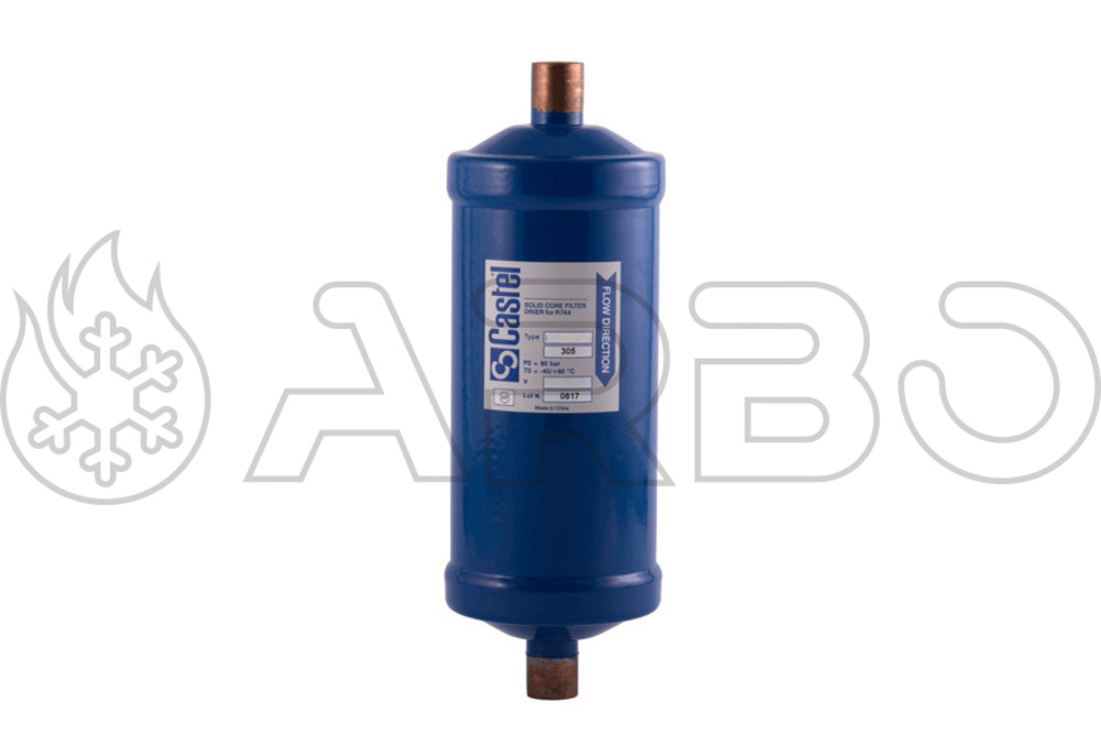 FILTRO DEIDRATATORE ANTIACIDO CASTEL CON ATTACCO DA 1/4 SAE DF208/2 ...