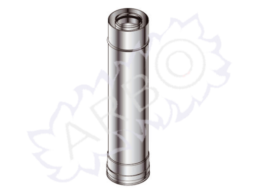 ELEMENTO COASSIALE CON LUNGHEZZA PARI A 1000MM 80/130 IN INOX | ARBO SpA