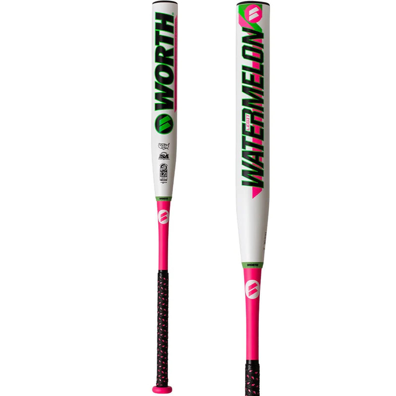 2024 Worth Watermelon XL Endloaded USSSA Slow Pitch Softball Bat, 13.5 ...