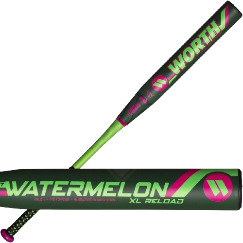 Worth Legit Watermelon XL Reload USSSA Slow Pitch Softball Bat 2021 ...