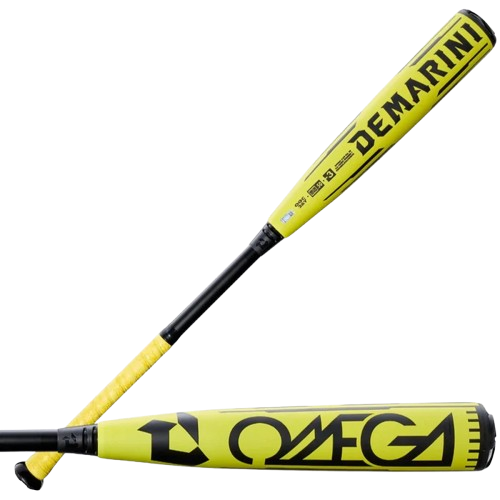 2026 DeMarini OMEGA Electric Yellow Hybrid BBCOR Baseball Bat, -3 Drop ...