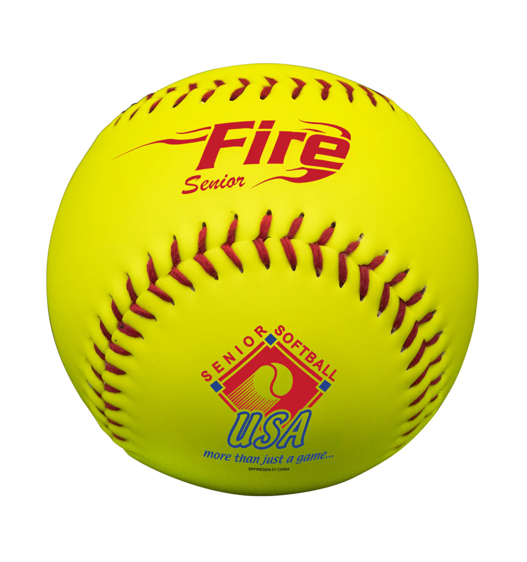 Baden Senior FIRE Synthetic SSUSA Slowpitch Softballs, 44/375, 12 inch ...