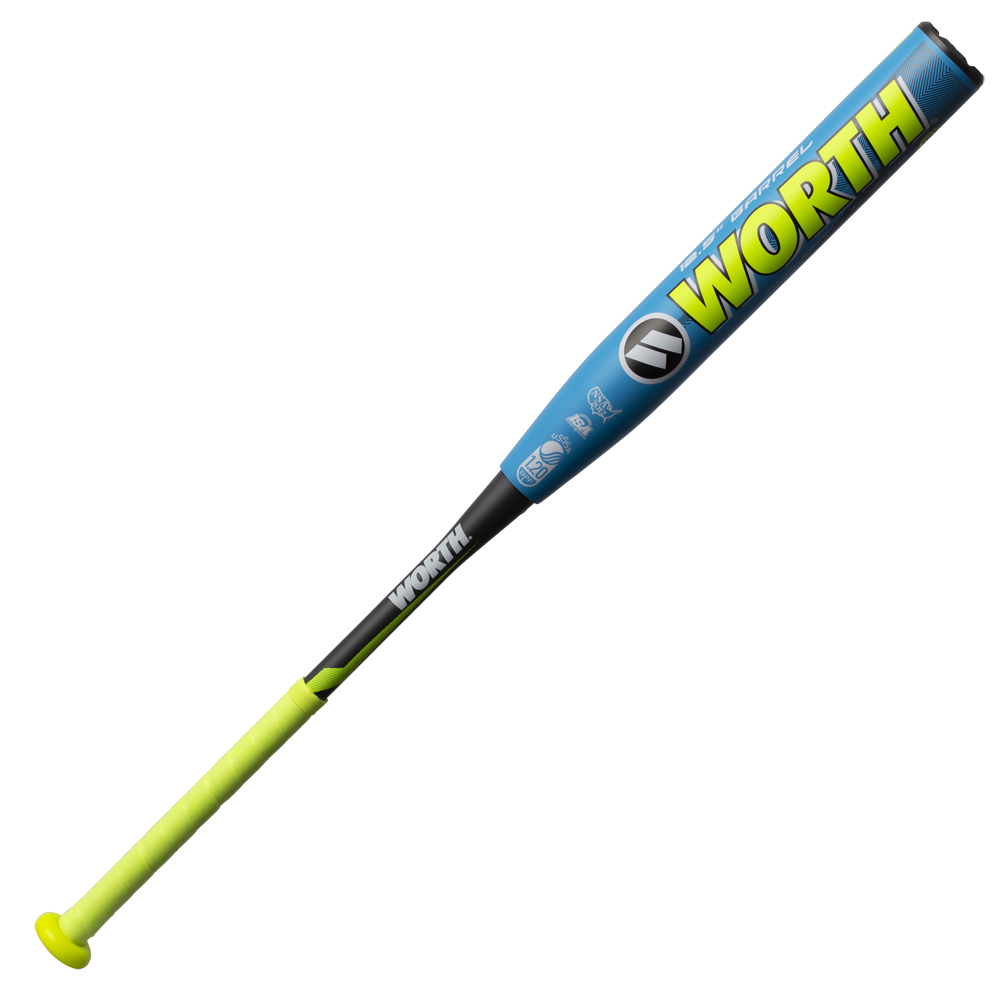 DISCONTINUED 2019 Worth EST Hybrid XL USSSA Slow Pitch Softball Bat, 12 ...