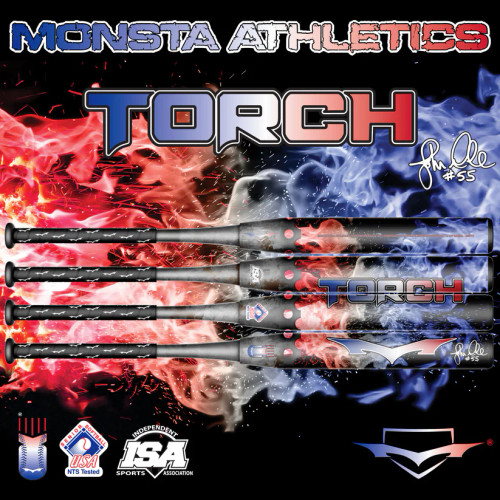 2026 Monsta SENIOR TORCH Composite SSUSA Slow Pitch Softball Bat, 12.5 ...