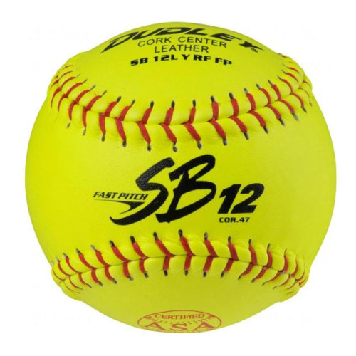 Dudley SB12RFFPA USA ASA Fastpitch Softball, 12 inch, One Dozen, 4A311Y ...