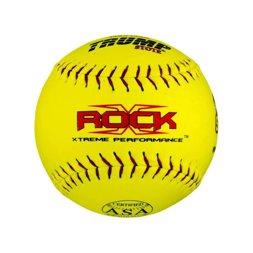 Trump Stote X-ROCK Composite USA ASA Slowpitch Softballs, 44/375, 12 ...