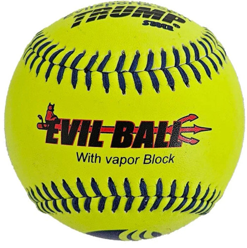Evil Sports Leather USSSA Classic M Slowpitch Softballs, 40/325, 12 ...