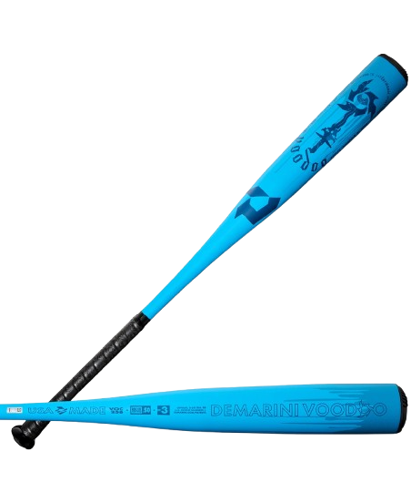 DISCONTINUED 2025 DeMarini Voodoo One VIVID BLUE BBCOR Baseball Bat, -3 ...