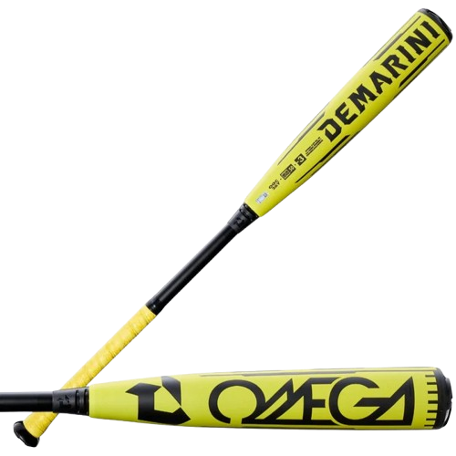2026 DeMarini OMEGA Electric Yellow Hybrid BBCOR Baseball Bat, -3 Drop ...