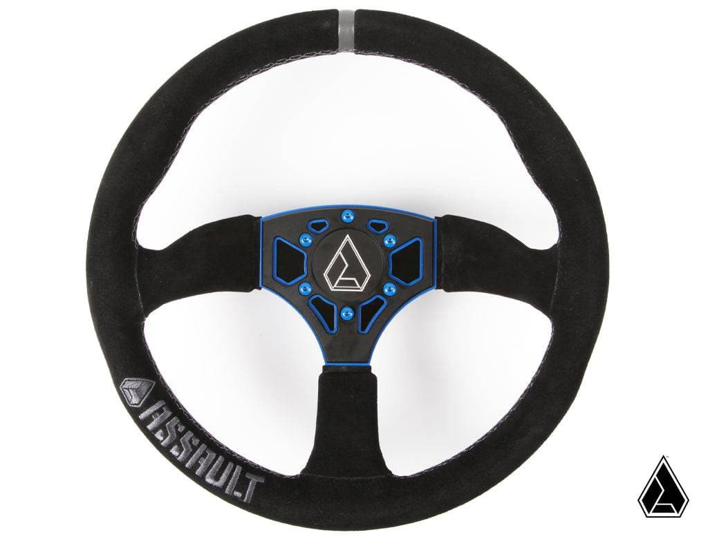 Polaris RZR Pro R Assualt Industries 350R Suede Steering Wheel with Hub ...