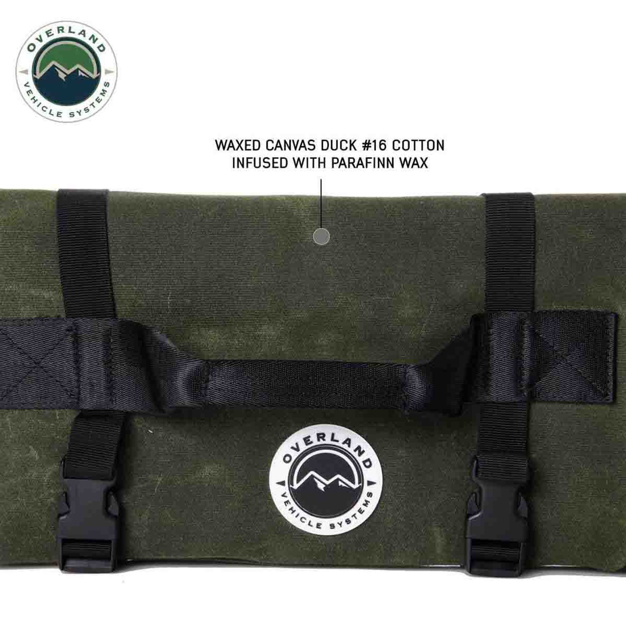 Rolled General Tool Storage Bag - #16 Waxed Canvas