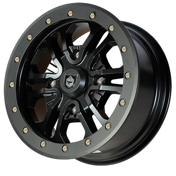 Pro Armor Polaris RZR Cyclone Wheel - 15x7 - Black