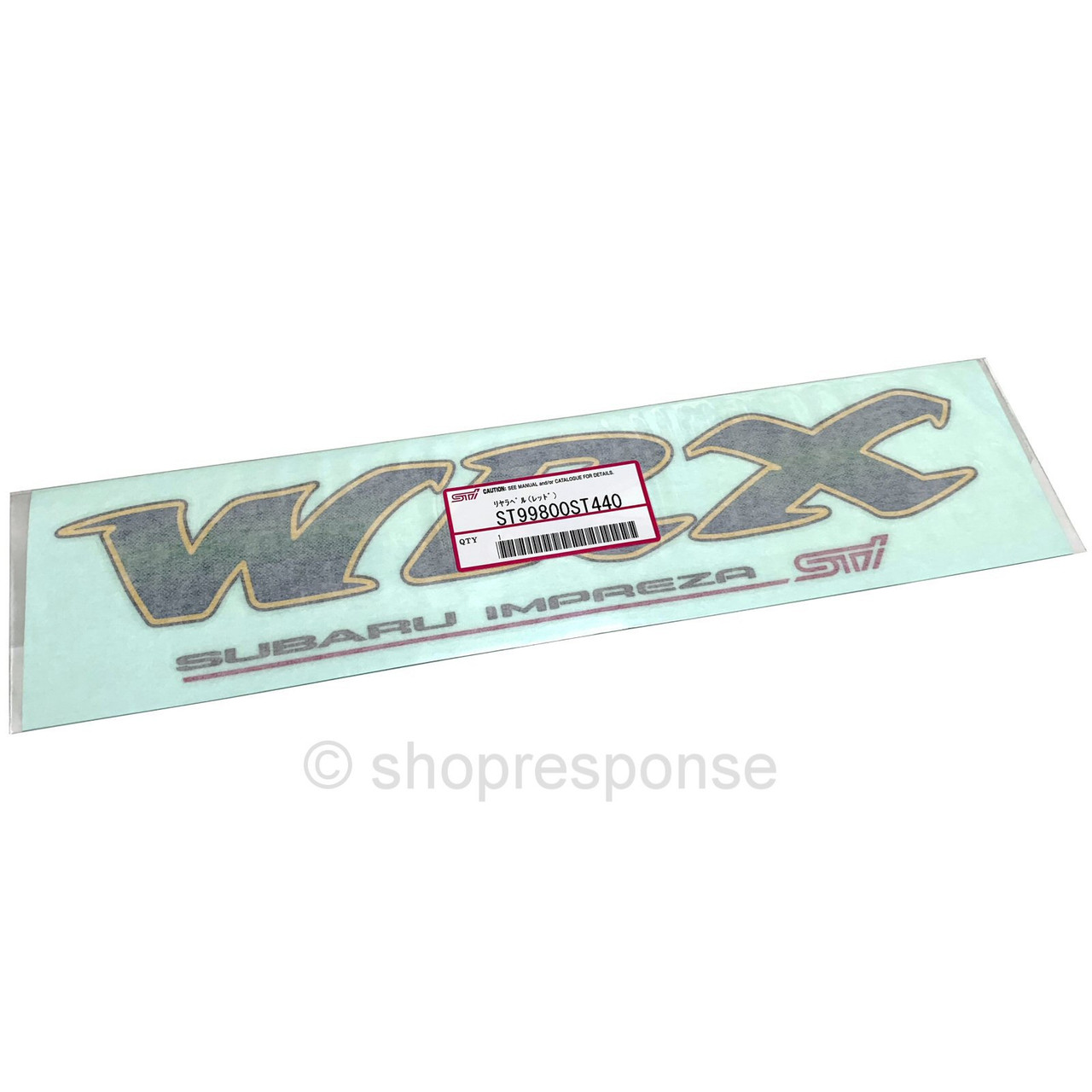 OEM / JDM Subaru 96-00 Impreza GC8 Rear WRX STi Decal - Pink Version ...