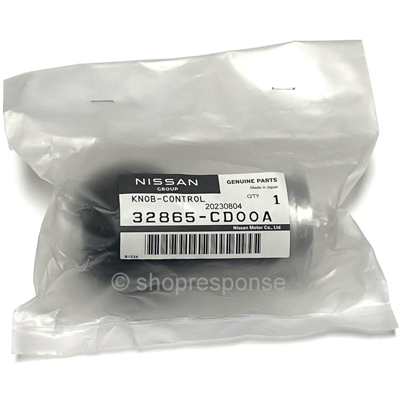 OEM Nissan 03-09 350Z Z33 Black Leather 6 Speed Shift Knob (32865-CD00A)