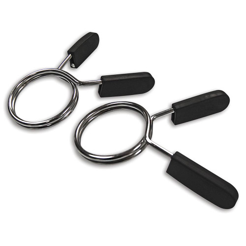 2" Olympic Bar Spring Clip Collars | Marcy OBC-3 Durable Heavy Duty ...