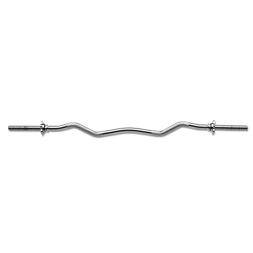 Threaded Curl Bar | Marcy TCB-48R Durable Heavy Duty Workout Bar