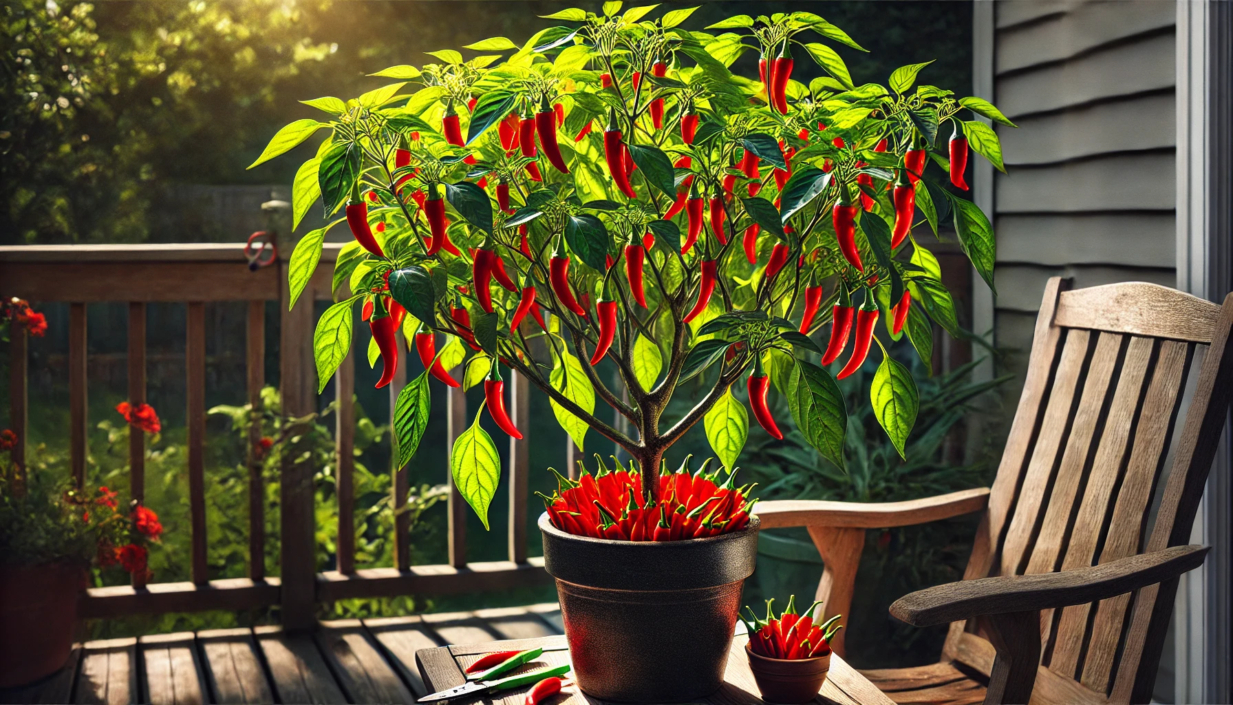Clyde's No-Name Flaming Hot Pepper Tree! - Clyde's Vegetable Planting Chart