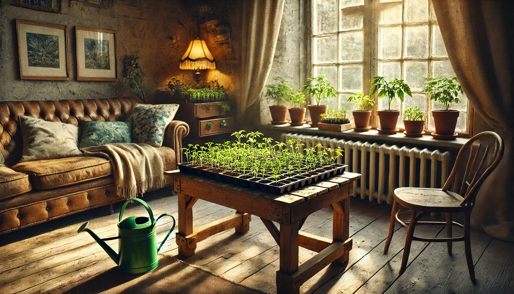 Doing Vegetable Seed Starts in The House - Clyde's Vegetable Planting Chart