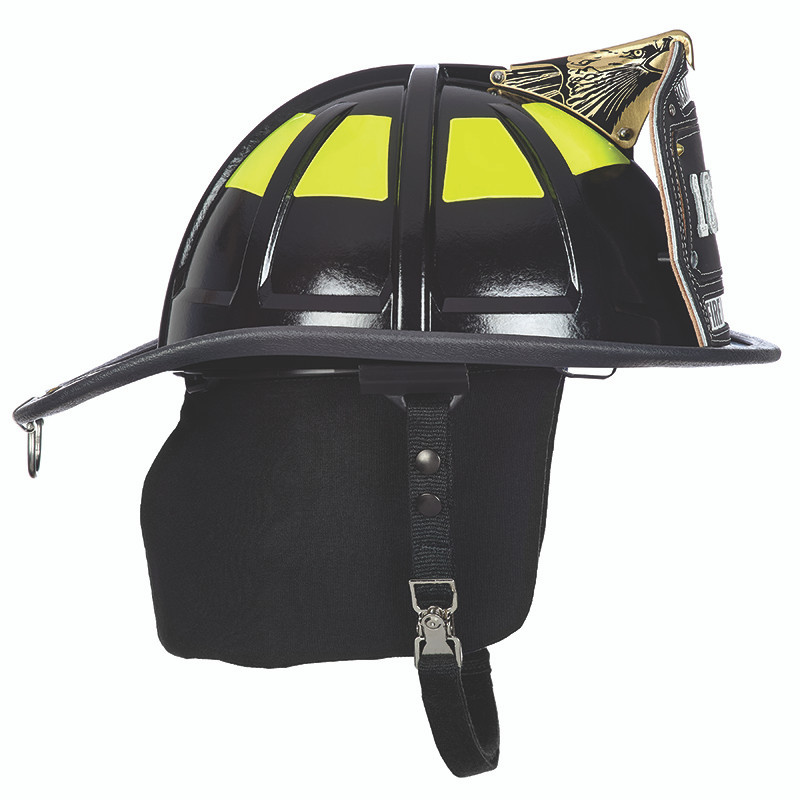 MSA Cairns 1836 Black Painted High-Luster Finish Traditional Helmet