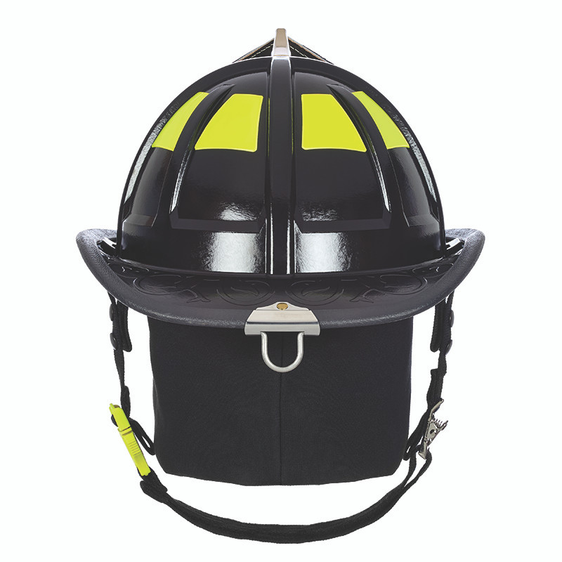 MSA Cairns 1836 Black Painted High-Luster Finish Traditional Helmet